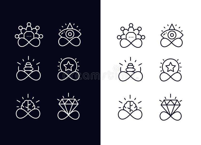 Infinity Inspired Logos Collection. these Logos Beautifully Embody the ...