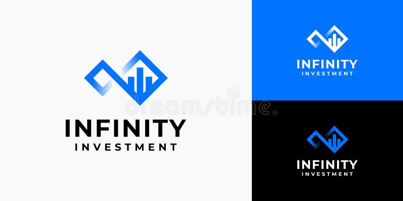 Infinity Investment Bar Vector Logo Design with Modern, Simple, Clean ...