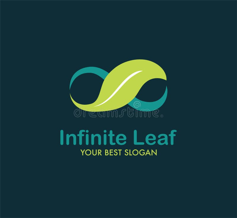 Infinity Leaf Logo for Eco-Friendly and Renewable Development, Ane ...