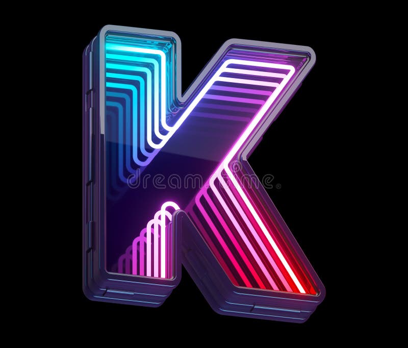 K Neon Letters Stock Illustrations – 278 K Neon Letters Stock ...