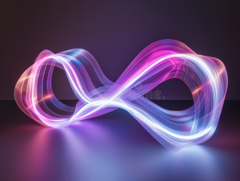 Infinity Light Waves stock image. Image of trails, curve - 316927975