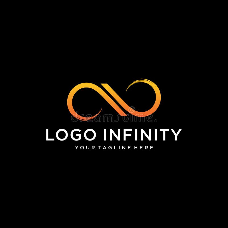 Infinity Logo Design.Grunge Infinity Symbol Stock Vector - Illustration ...