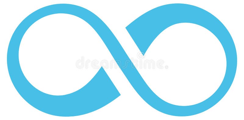 Infinity Logo. Endless Cycle of Motion Stock Vector - Illustration of ...