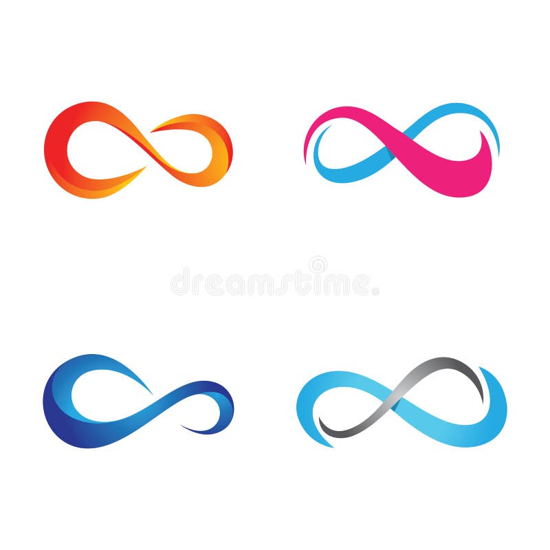 Infinity logo images stock vector. Illustration of icon - 203584561