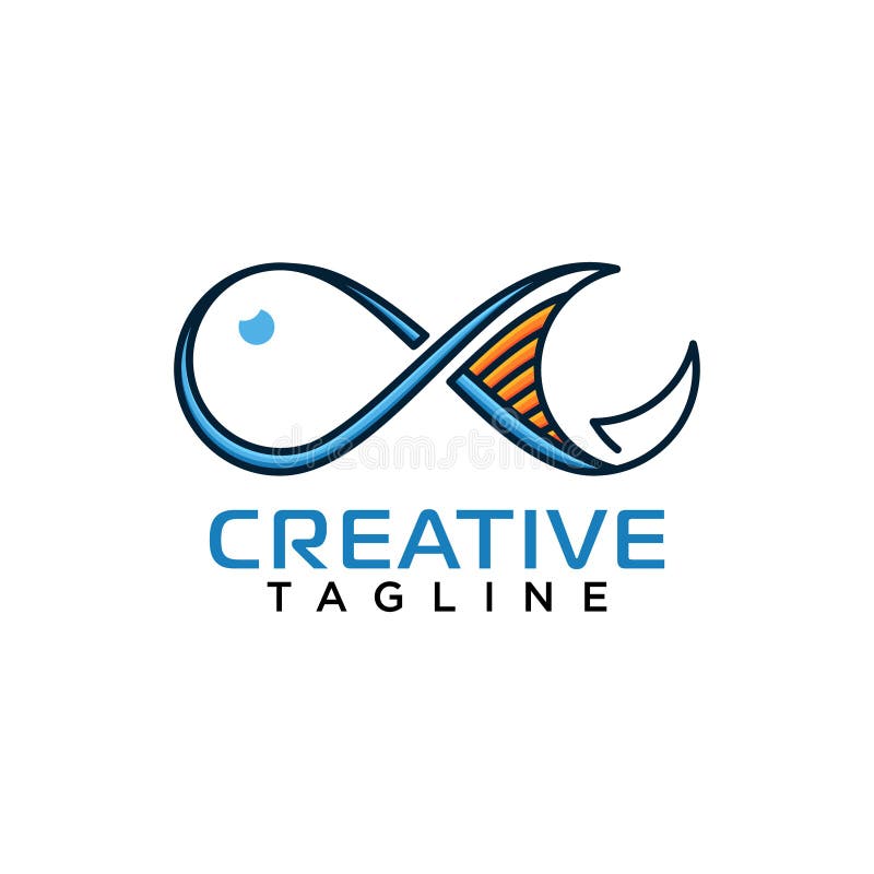 Fish Infinity Logo Stock Illustrations – 119 Fish Infinity Logo Stock ...
