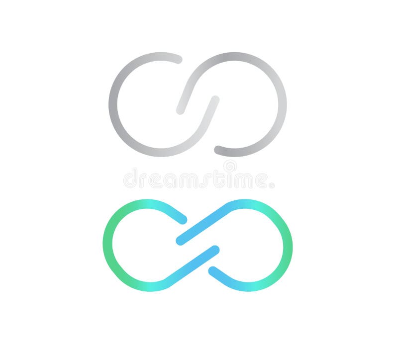 Infinity Logo Isolated on White Background. Future Concept. Vector ...