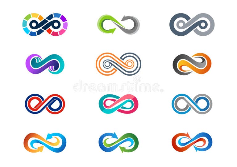 Letter Infinity Logo Element Stock Illustrations – 28,516 Letter ...