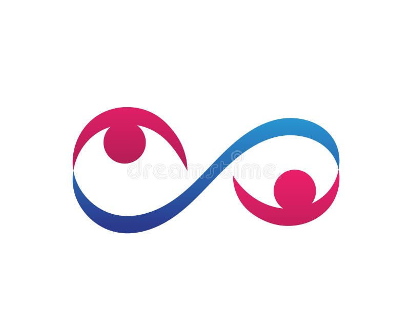 Infinity Logo People Community Design Vector Stock Vector ...