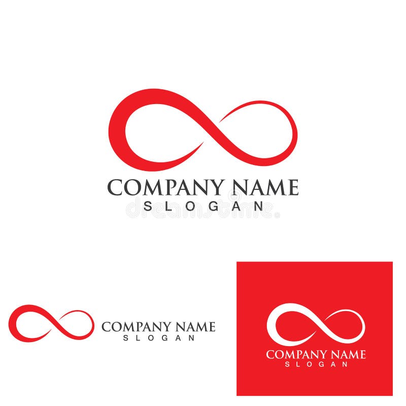 Infinity Logo and Symbol Design Vector Stock Vector - Illustration of ...