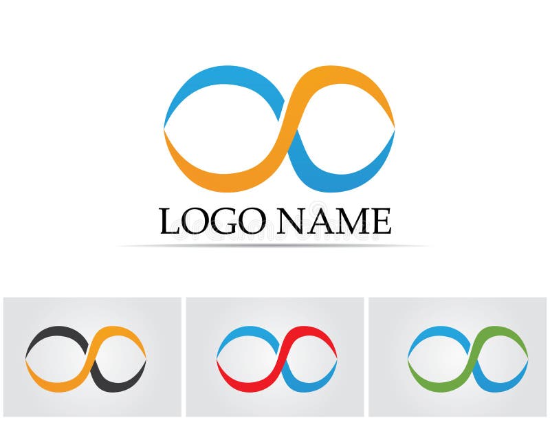 Infinity Logo and Symbol Template Icons App Stock Vector - Illustration ...