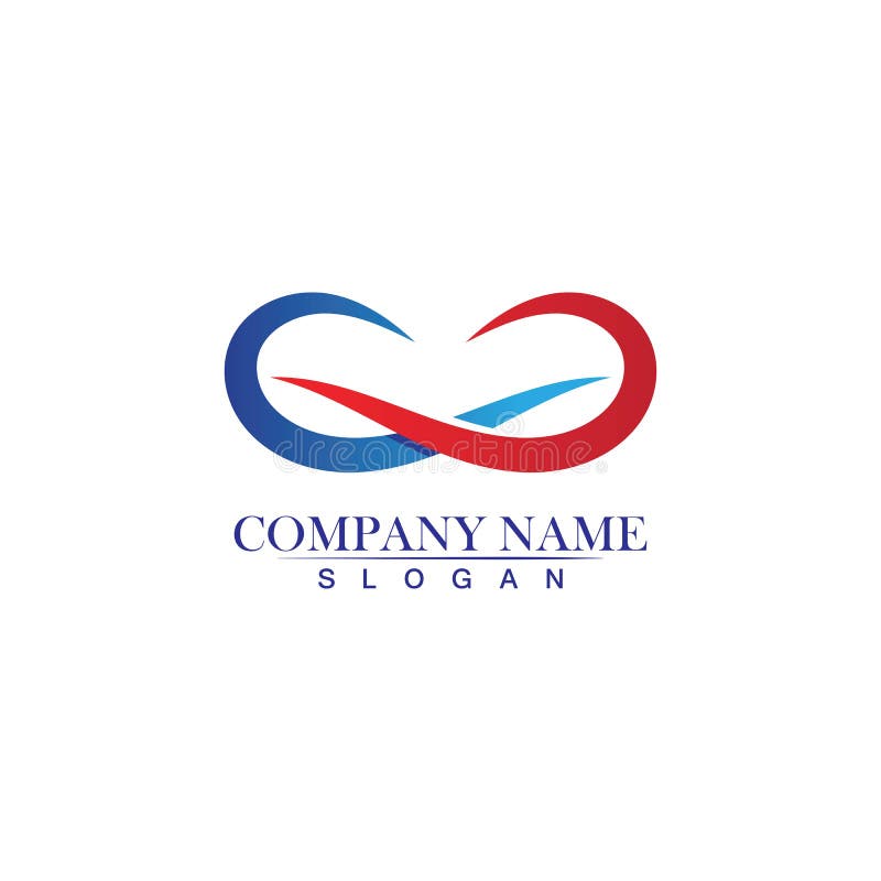 Infinity Logo and Symbol Template Icons App Design. Stock Vector ...