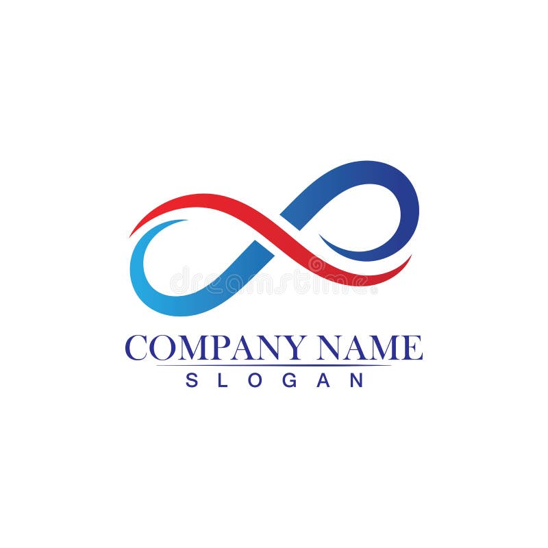 Infinity Logo and Symbol Template Icons App Design. Stock Vector ...