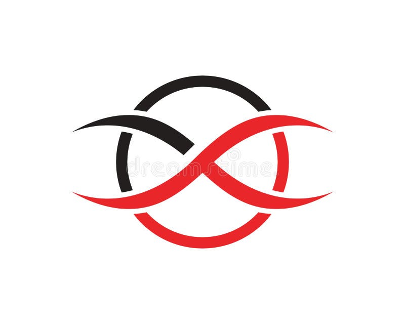 Infinity Logo Symbol Template Icons Vector Stock Vector - Illustration ...