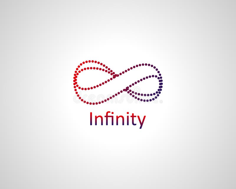 Infinity Logo Template - Rounded Red Infinity Icon Infinity Circular ...