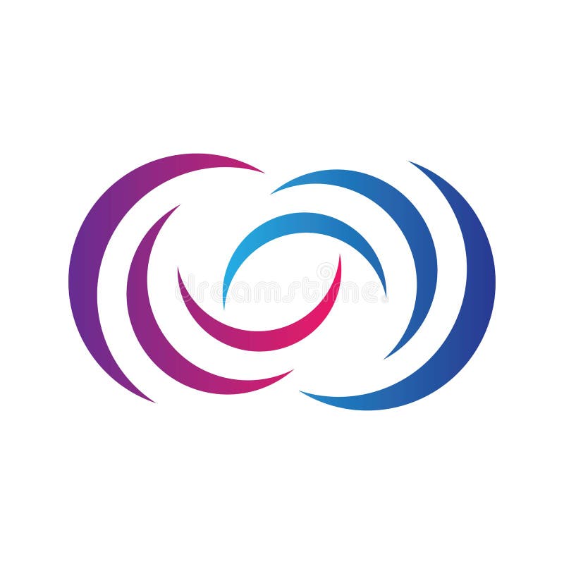 Infinity logo template stock vector. Illustration of logo - 235034803