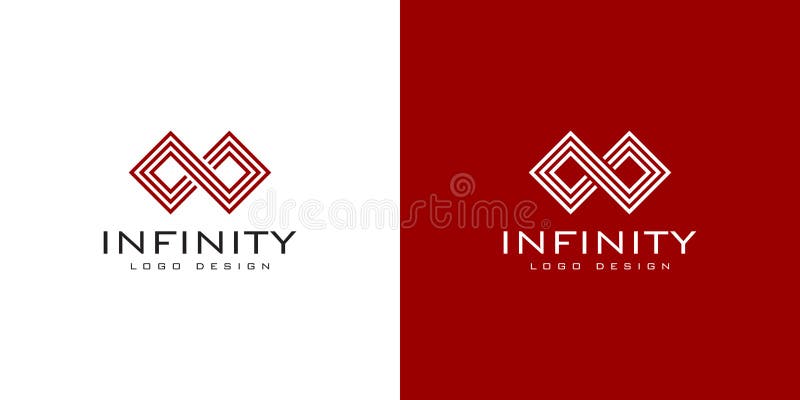 Infinity Logo Vector with Business Card Design Stock Vector ...