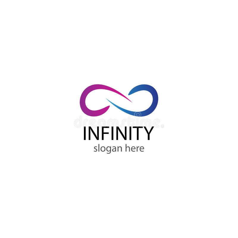 Infinity logo vector icon stock illustration. Illustration of logo ...