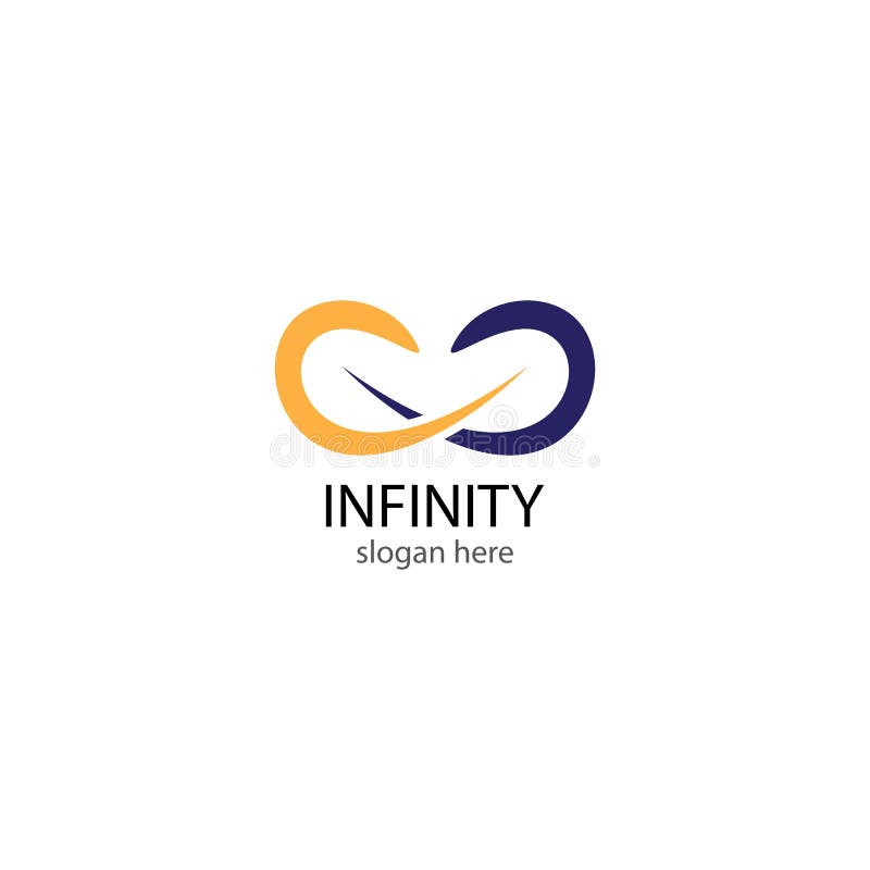 Infinity logo vector icon stock illustration. Illustration of business ...