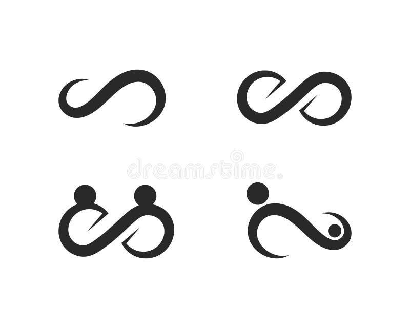 Infinity logo Vector stock vector. Illustration of vector - 121084128