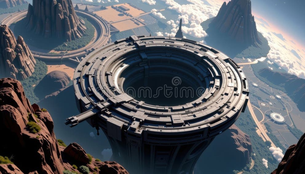 The Infinity Loop Bastion, a Colossal Toroidal Megastructure Encircling ...