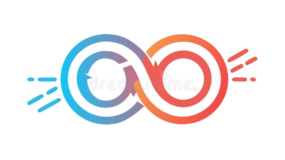 Infinity Loop Connection Icon, Endless Possibilities, Vector Design ...