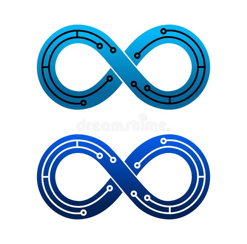 Infinity Loop Design Illustration Stock Vector - Illustration of ...