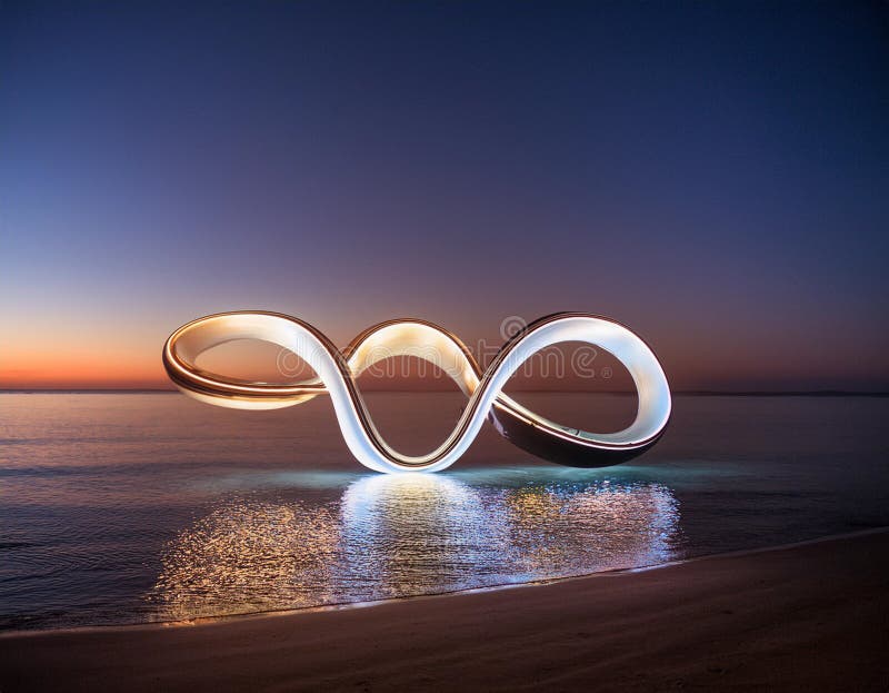 Infinity Loop Glowing with Soft Colors, Symbolizing Endless Loyalty and ...