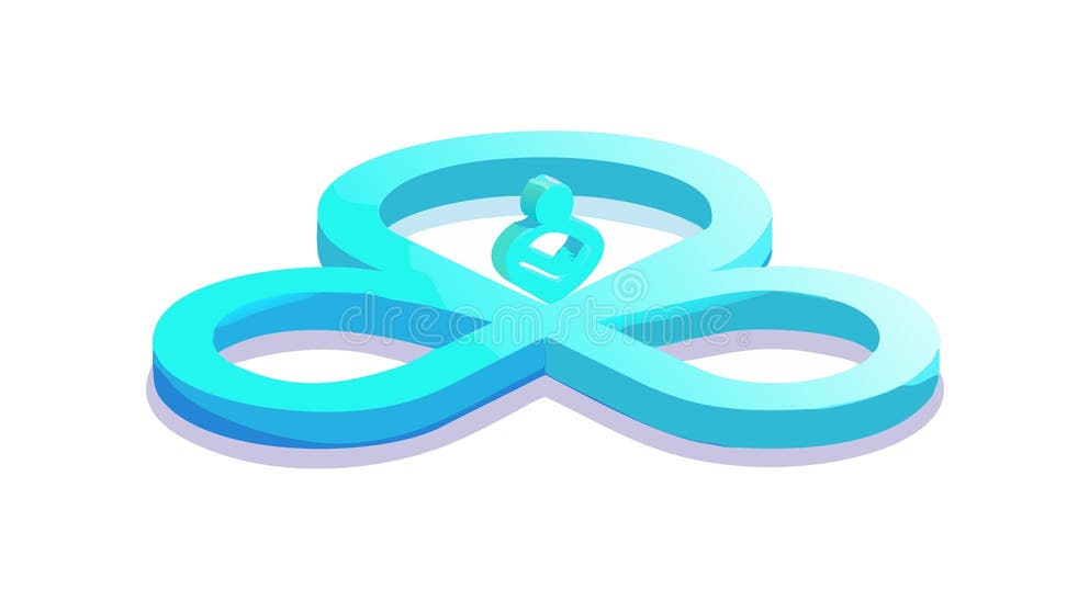 Infinity Loop Icon for Endless Possibilities, Vector Design Generative ...