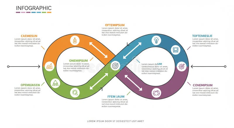 Loop Infographic Stock Illustrations – 12,133 Loop Infographic Stock ...