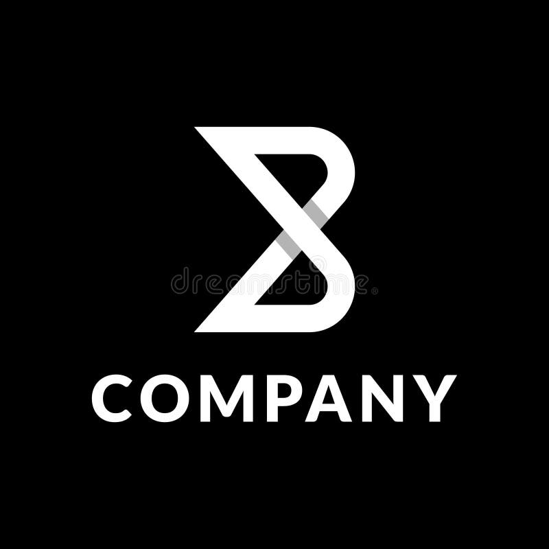 Infinity Loop Letter B or Number 8 Logo Design Stock Vector ...
