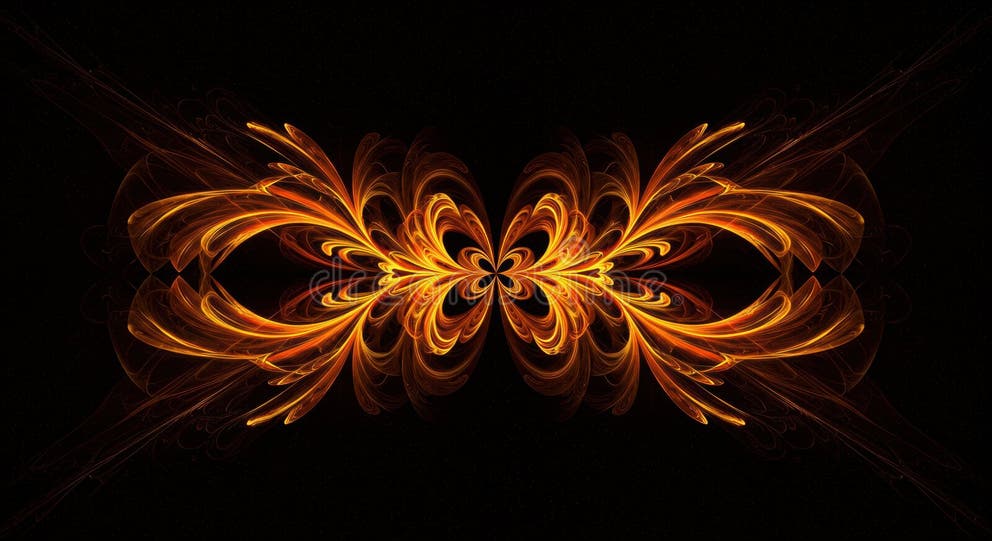 Infinity Loop Light Reflection Glow Stock Illustration - Illustration ...