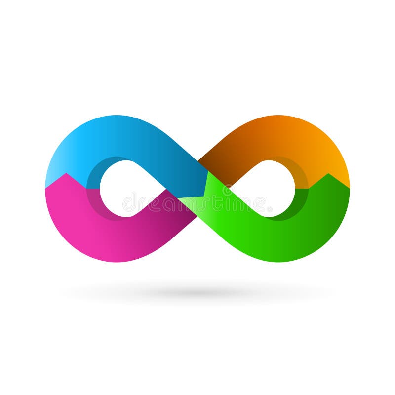 Infinity Loop Logo Icon Design Template Elements Stock Vector ...