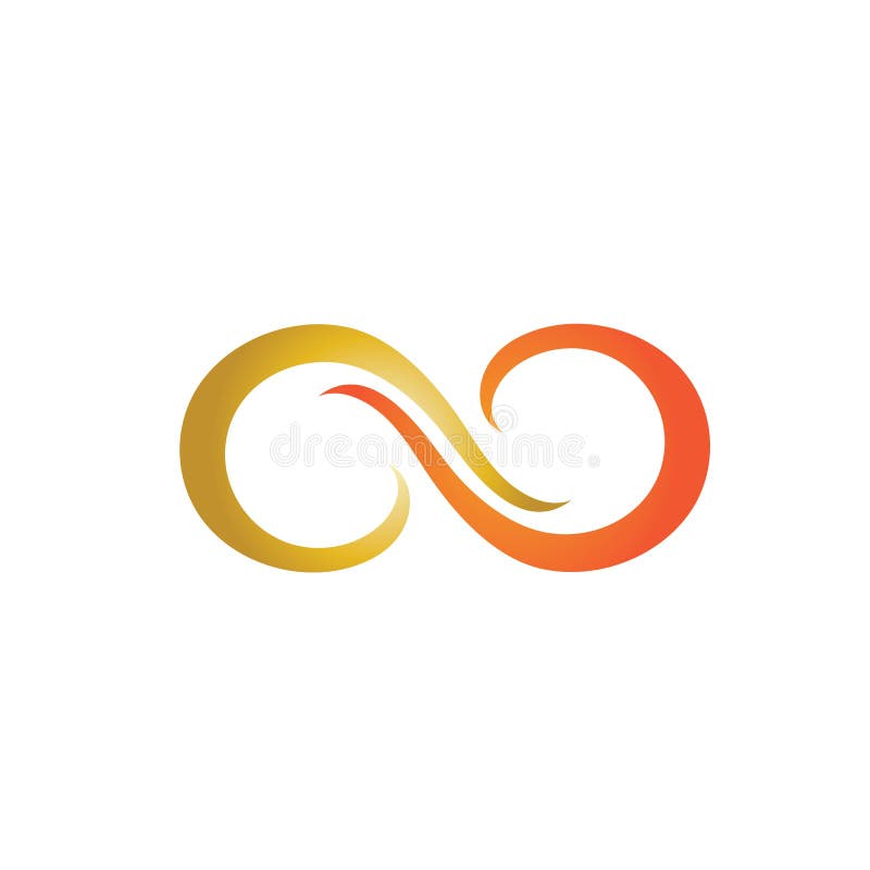 Infinity Loop Logo Icon. Vector Unlimited Infinity Endless Line Stock ...