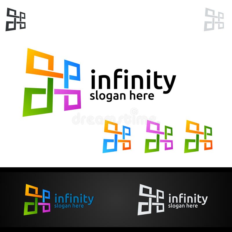 Infinity loop logo Design stock vector. Illustration of line - 167111240 Infinity loop logo Design stock vector. Illustration of line - 167111240