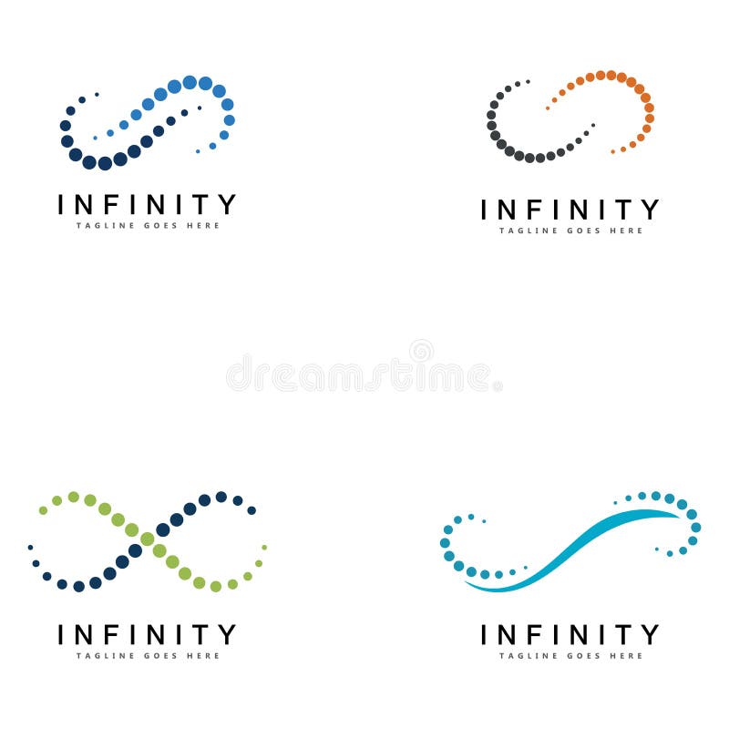Infinity Loop Symbol Logo Icon Design Template. Vector Color Emblem ...
