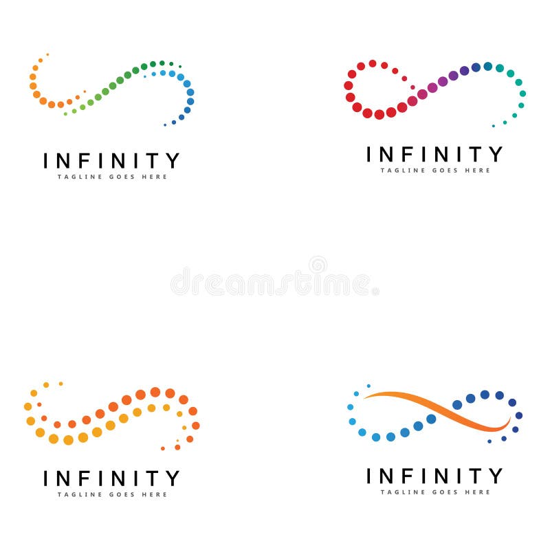 Infinity Loop Symbol Logo Icon Design Template. Vector Color Emblem ... Infinity Loop Symbol Logo Icon Design Template. Vector Color Emblem ...
