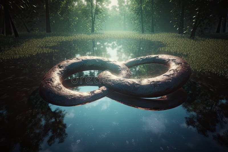 Infinity Loop, Symbol of Never-ending Circle of Life Stock Illustration ...