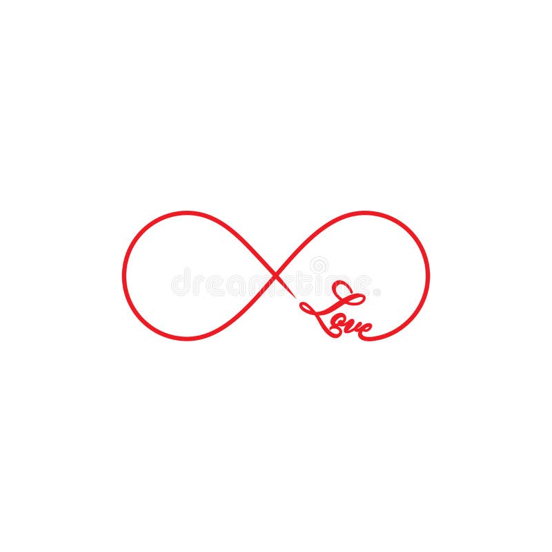 Infinity love symbol stock vector. Illustration of icon - 204014211