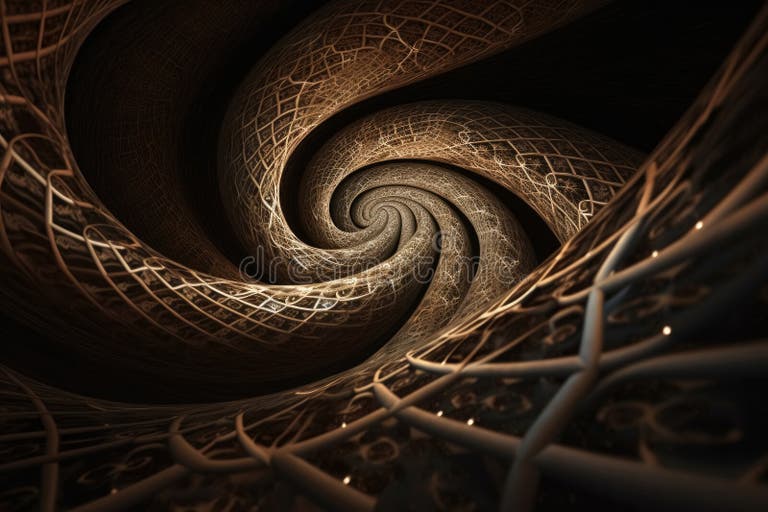 The Infinity of Mathematics Created with Generative AI Technology Stock ...