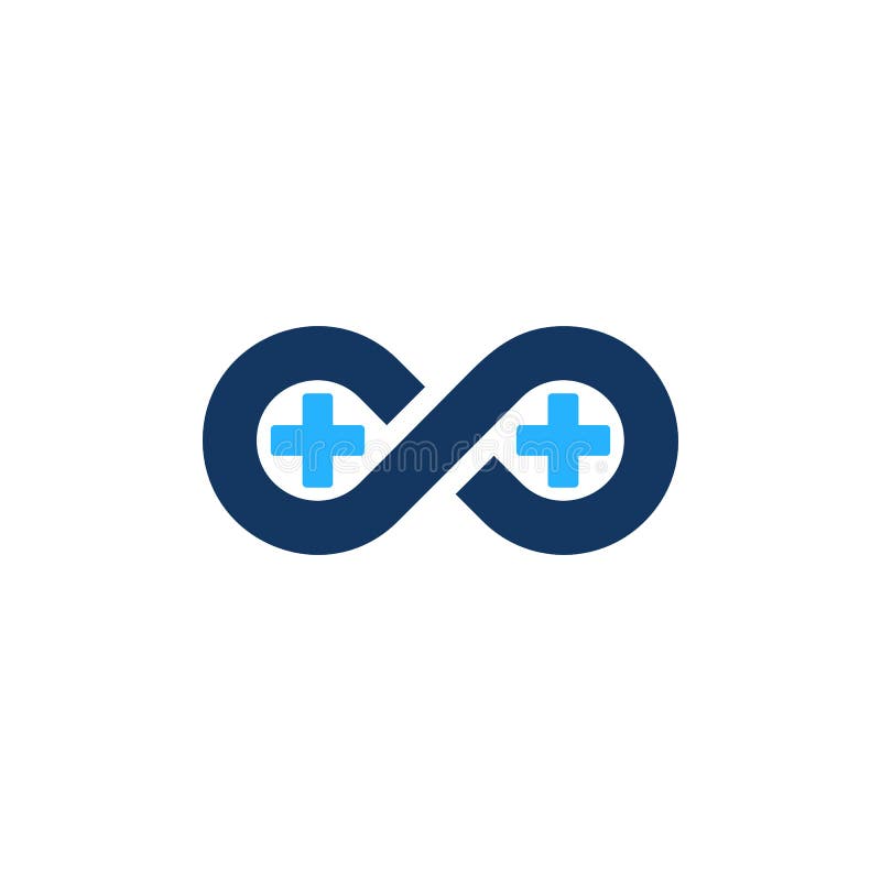 Infinity Medical Logo Icon Design Stock Illustration - Illustration of ...