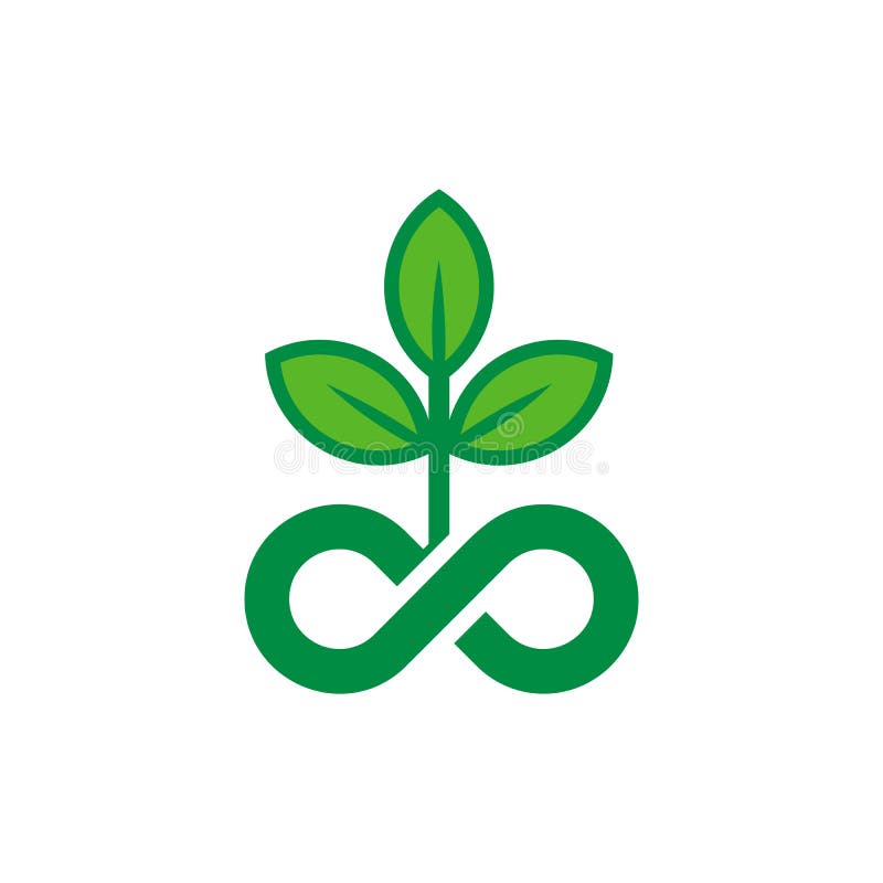 Infinity Tree Logo Icon Design Stock Vector - Illustration of garden ...
