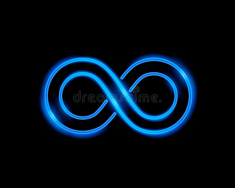 Neon Light Infinity Symbol Stock Illustrations – 583 Neon Light ...