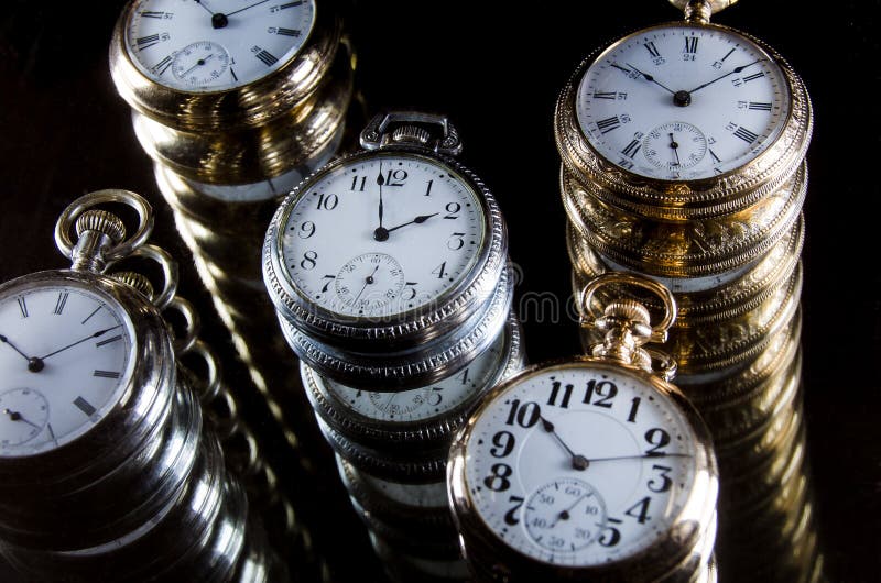 Infinity and the Never Ending Progression of Time Stock Image - Image ...