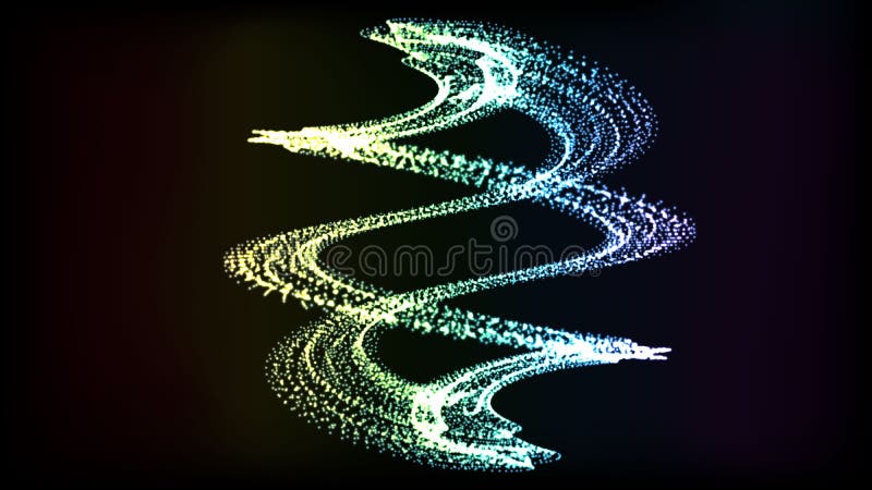 Infinity Object. Abstract Futuristic Digital Technology Background ...