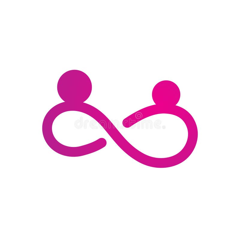 Infinity People Family and Community Logo Vector Stock Vector ...