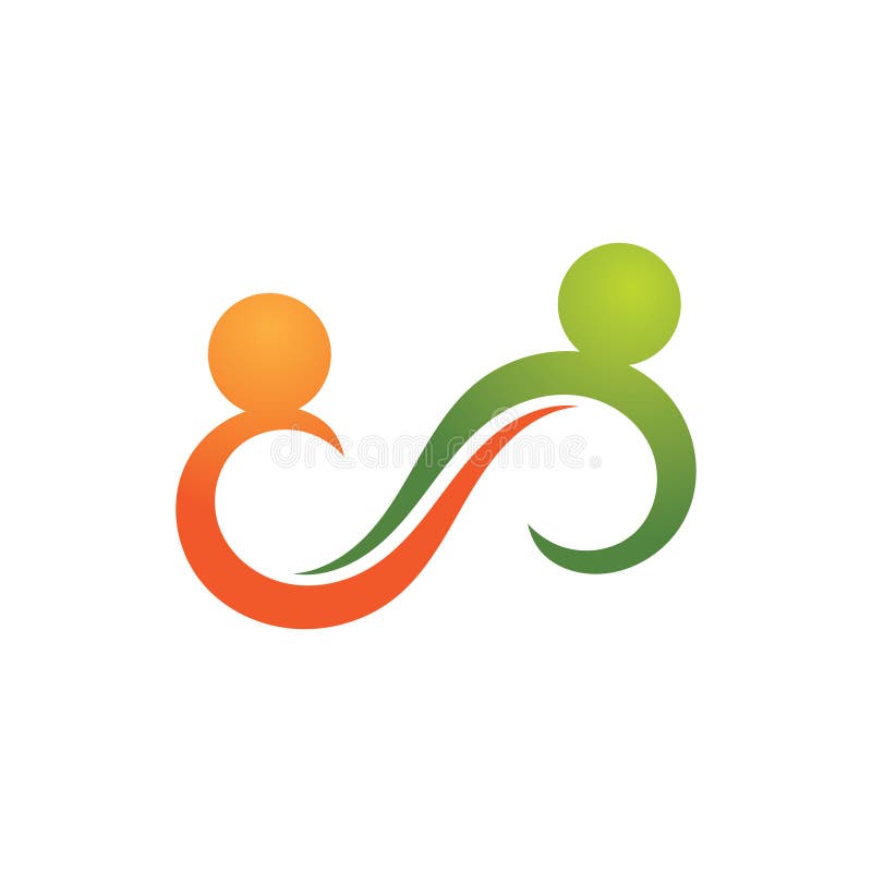Infinity People Family and Community Logo Vector Stock Vector ...
