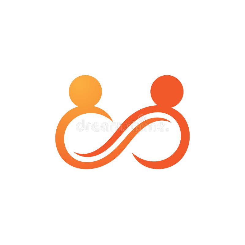 Infinity People Family and Community Logo Vector Stock Vector ...