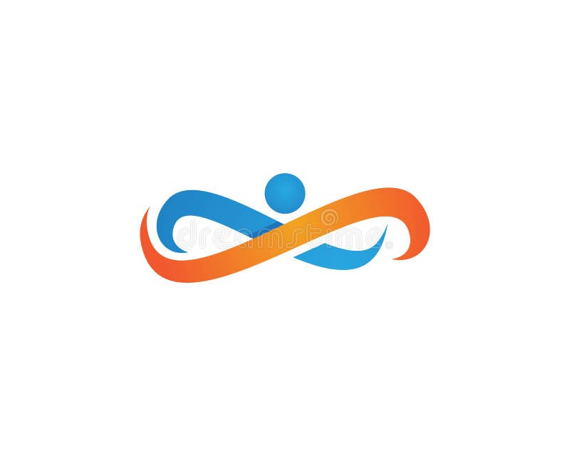 Infinity People Logo Design Template Stock Vector - Illustration of ...