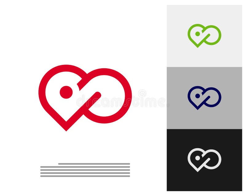 Infinity Point Logo Vector Template, Creative Infinity Logo Design ...
