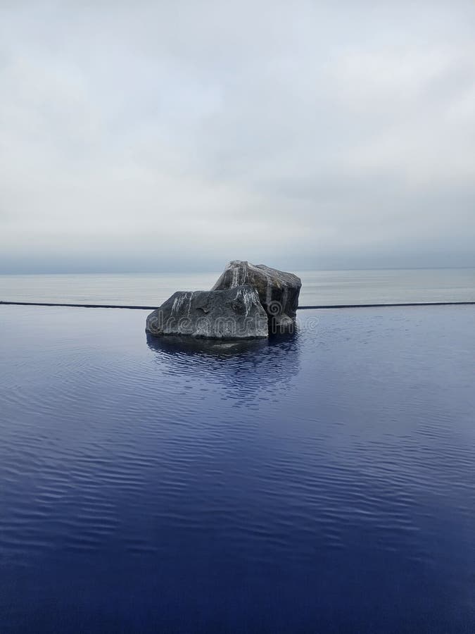 Infinity Pool Baja California Mexico Stock Photo - Image of infinity ...